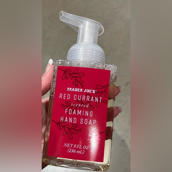 Trader Joe’s | Accessories | Trader Joes Red Current Foaming Hand Soap ...